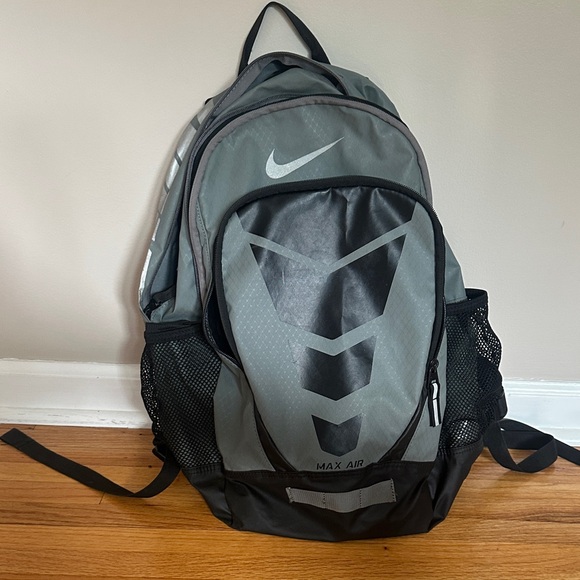 Nike | Bags | Nike Black And Gray Mens Backpack | Poshmark